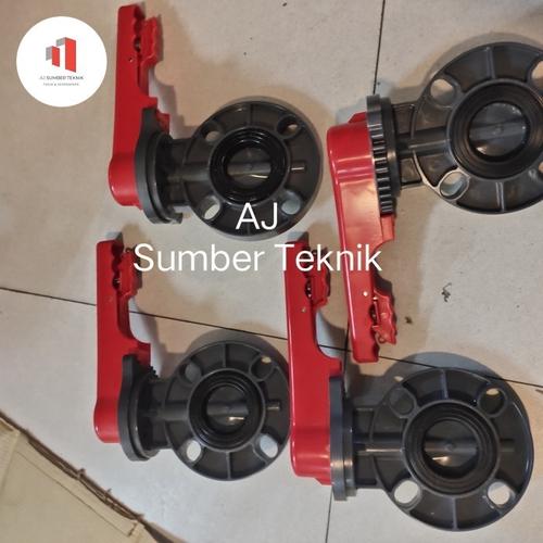 Jual Butterfly Valve PVC Ukuran 4" inch DN 100 / Butterfly PVC ...