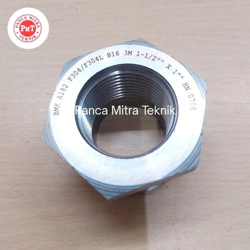 Jual 1-1/2" x 1" inch Vlok Ring / Bushing Stainless SS304 Class 3000 ...