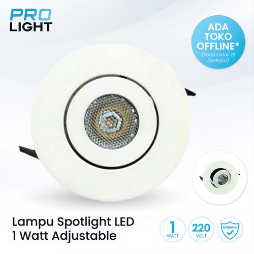 Jual Lampu Sorot Spotlight LED 1 Watt - Spotlight Lamp Downlight Lampu ...