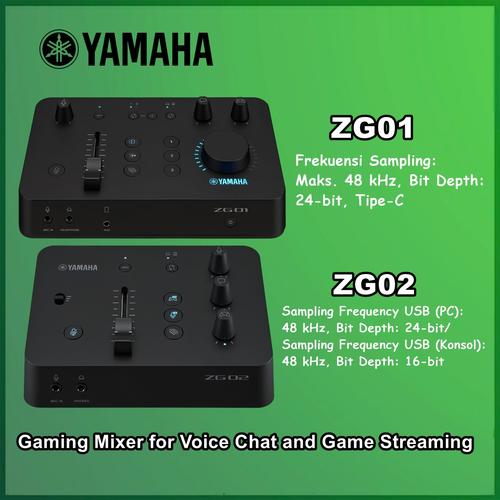 Promo Yamaha ZG01 / ZG02 Gaming Mixer for Voice Chat and Game Streaming ...