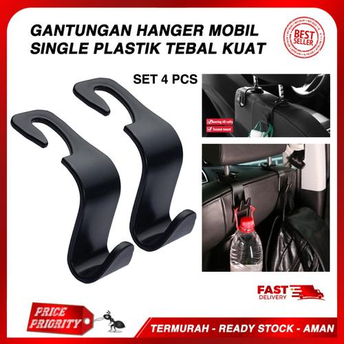 Jual Gantungan Barang Mobil Car Organizer Hanger Hook Headrest Kuat ...