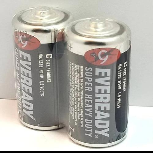 Jual baterai battery batre ABC biru type C tanggung R14C per 1 pcs ...