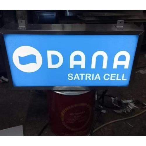 Jual Neon Box Kotak Custom, Free Design - 30x20 - Kab. Bandung - Vista ...