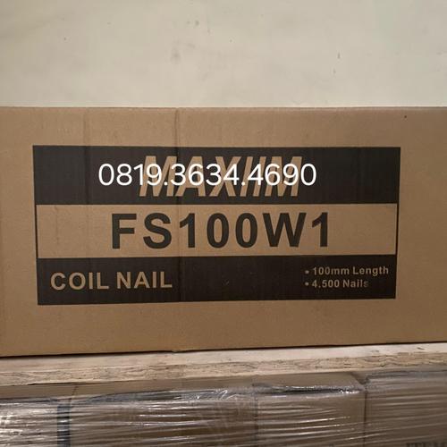 Jual paku coil fs100W1 ulir isi 4500 pcs.paku pallet 10cm ulir.paku ...