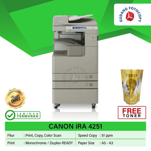 Jual Mesin Fotocopy CANON iRA 4251 Ready Stock - 220V / +Travo, Mesin Dipeti - Kota Surabaya ...