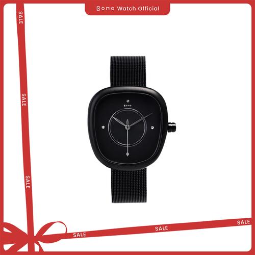 Jual Bono Watch Siena Luna Milanese Dark Black x Lozy Hijab - Kota ...