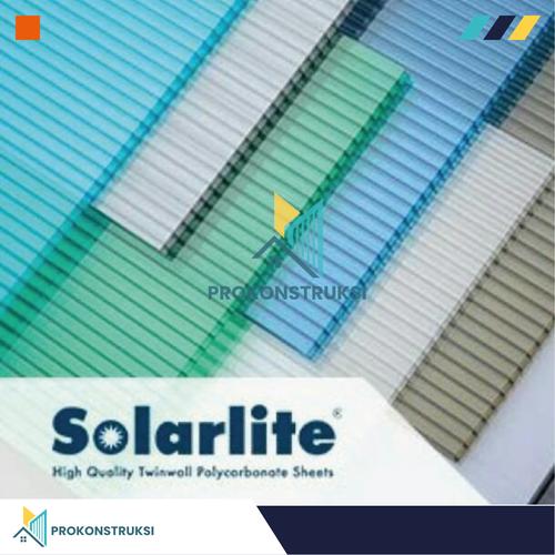 Promo Solarlite 5mm Atap Polycarbonate - Dark Grey - 1/2 Roll Cicil 0% ...
