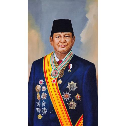 Jual Lukisan Presiden Prabowo Subianto karya pelukis master terkenal ...