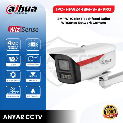 Promo DAHUA IPC-HFW2449M-S-B-PRO 4MP WizColor WizSense Bullet Network Camera - Kota Bandung ...
