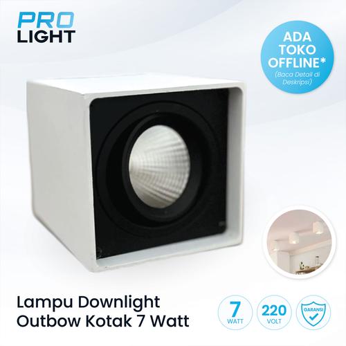 Jual Lampu Downlight Outbow Kotak 7 Watt - Donwlight Lamp Lampu Tempel ...