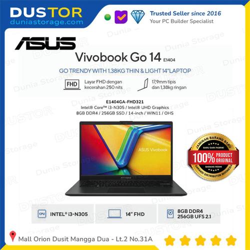 Jual ASUS VivoBook Go 14 E1404GA-FHD321 - Mixed Black [Intel Core i3 ...