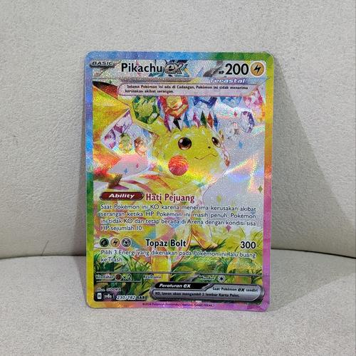 Jual Pikachu EX SAR sv8s kartu pokemon tcg indonesia - Kota Bandung ...