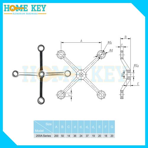 Jual Spider Fitting 4 Kaki Kinlong 220A4 - CF8 - SS304 Padat - Kota ...