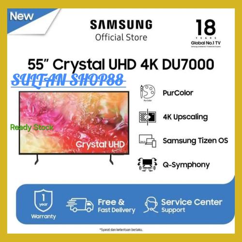 Jual SAMSUNG 55DU7000 55 INCH CRYSTAL UHD 4K SMART TV I SAMSUNG SMART ...