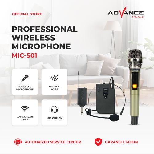 Promo Microphone Advance MIC-501 Mic Call Center Customer Service Clip ...