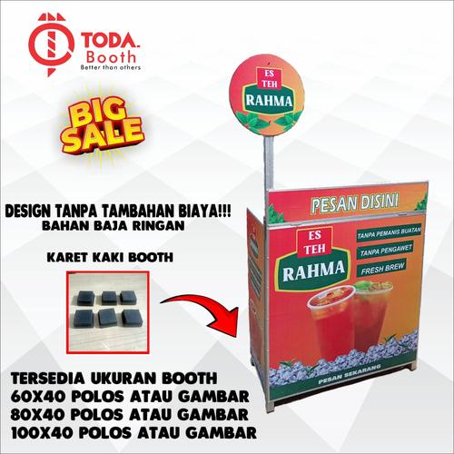 Jual Booth Portable Galvanis / Booth Model Round Up / Booth Portable ...