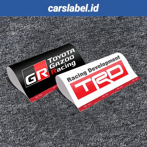 Jual GR TRD SPORT - Label Tag Mobil - Variasi Penutup Pintu Bagasi ...