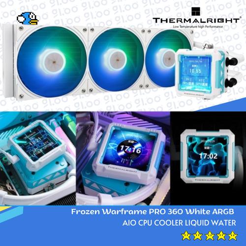 Jual Thermalright Frozen Warframe PRO 360 White LCD Display 360mm | AIO ...