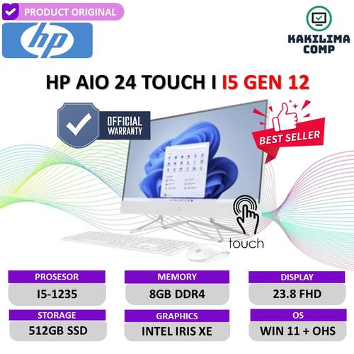Promo HP AIO 24 TOUCH I5 1235 8GB 512GB W11+OHS 23.8 Full HD - WINDOWS 11 HOME, NON TOUCH Cicil ...