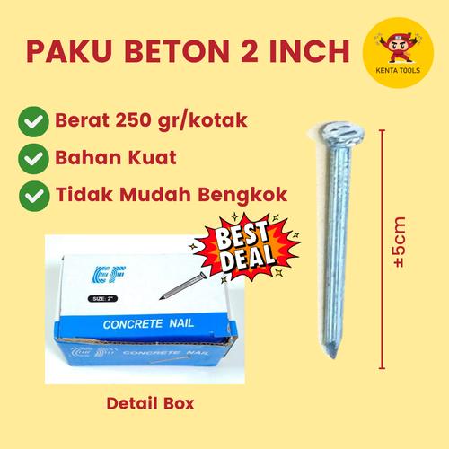 Jual Paku Baja Beton Putih Tembok Cor Dinding 2 Inch - Kota Surabaya ...