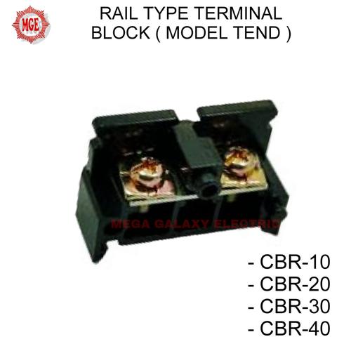 Jual Terminal Block CBR-10A / CBR-20 / CBR-30 / CBR-60 Model TEND Rail ...