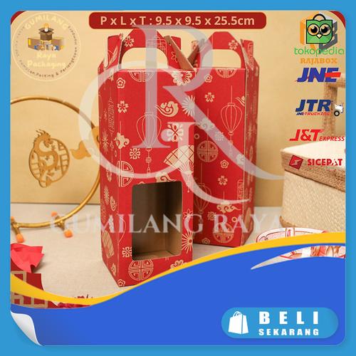 Jual Kardus Die Cut Botol Minuman 1 Liter Dus Hampers Imlek Jinjing ...