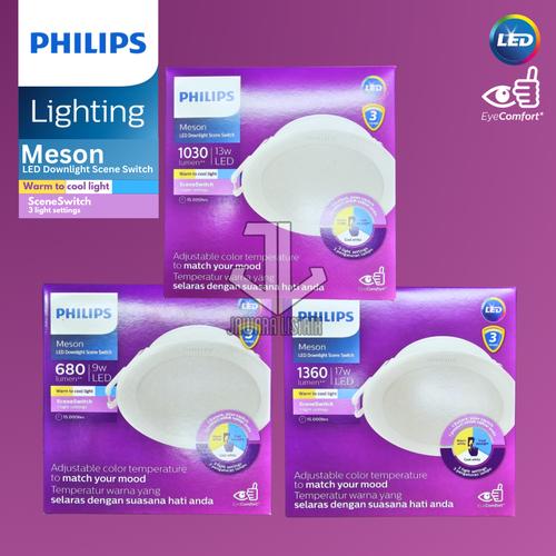 Jual PHILIPS LED PANEL INBOW LAMPU PLAFON MESON 3 WARNA SCENE SWITCH 9 ...