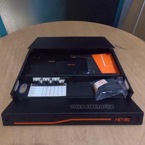 Jual Netviel OTB Rackmounted 6 port SC Multimode Loaded Splice Accs ...
