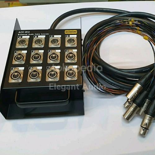 Jual Snake Cable CANARE Ori JAPAN 12 channel (8 IN 4 OUT) 10 meter ...
