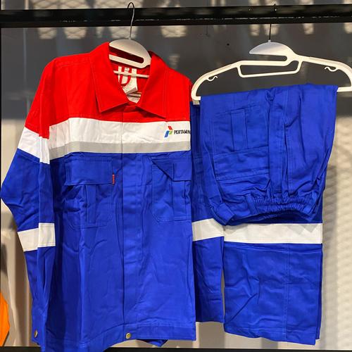Jual Wearpack Pertamina Setelan Baju Celana / Two piece Coverall ...