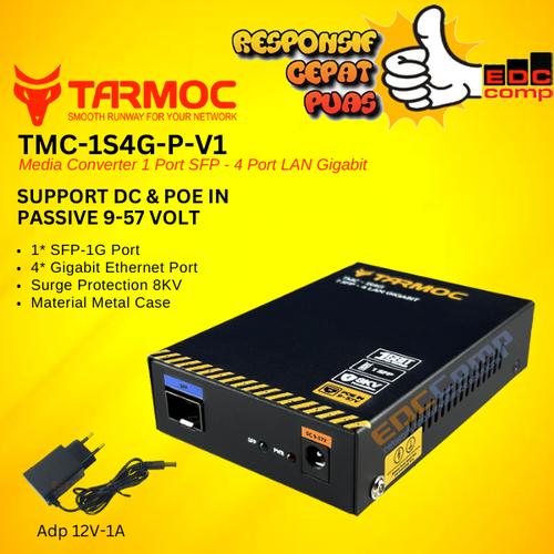 Jual Tarmoc TMC-1S4G-P-V1 | Switch Hub 1 SFP - 4 LAN Gigabit POE-in (9-57V) - Jakarta Pusat ...