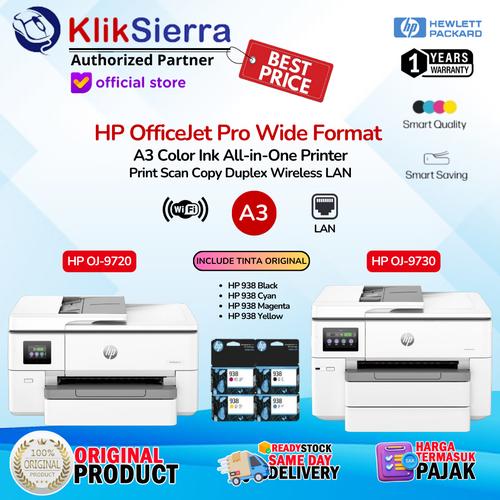 Jual HP OfficeJet Pro 7730 Printer A3 Multifungsi Fax WiFi OJ7730 AIO ORI - A3 HP-9720, +KAYU ...