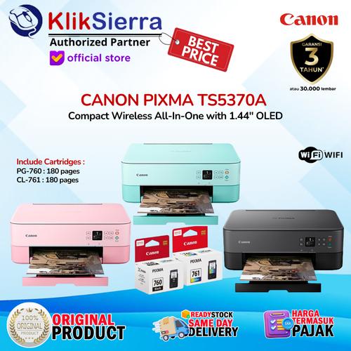 Jual Canon Printer PIXMA TS5370A / TS5370 - GREEN, +Bubblewarp ...