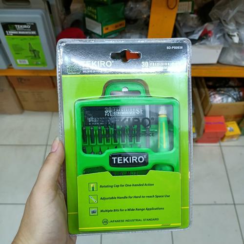 Jual Tekiro obeng set presisi 30 pcs -precision screwdriver set 30 pcs ...