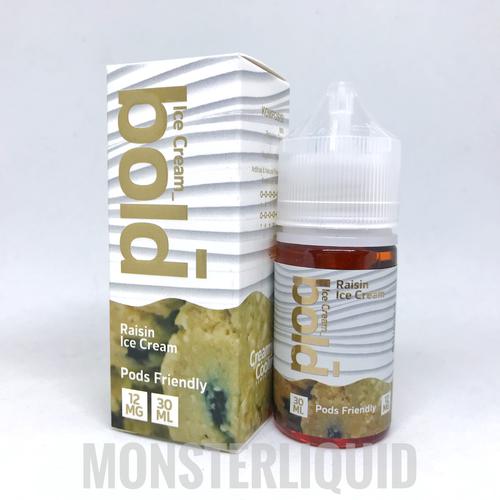 Jual [ PODS FRIENDLY ] BOLD ICE CREAM RAISIN BY JOSS PROJECT 12MG 30ML ...