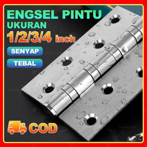 Promo Engsel Pintu Rumah Jendela Tebal Bagus Berkualitas 1 2 3 4" Inch ...