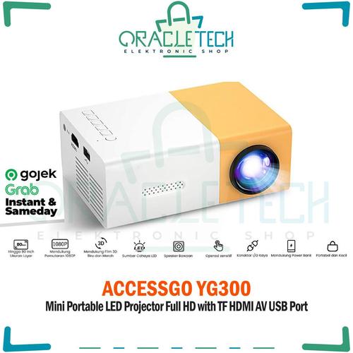 Jual Ready Proyektor Yg300 Projektor Mini Lcd Portable With Speaker 360 ...