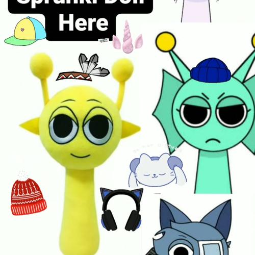 Jual Sprunki Plush Doll Bisa Custom Character Sprunki Game Horror ...