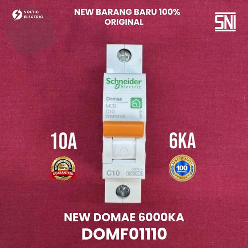 Jual MCB SCHNEIDER NEW DOMAE 1P 10A MCB 1 PHASE 10 AMPER SCHNEIDER DOMF01110 6KA - Jakarta Pusat ...