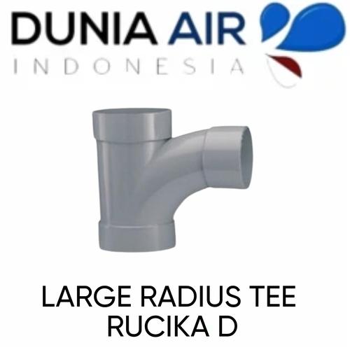 Jual Large Radius Tee Rucika 4 x 3" D LT Y 90 Polos Sambungan PVC - Kota Bandung - DUNIA AIR ...