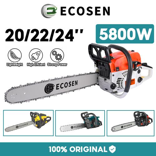 Jual ECOSEN Mesin Potong Kayu 58CC Chainsaw 2Tak Untuk Gergaji Mesin Alat Outdoor Mesin Gergaji ...