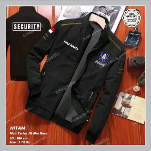 Jual (TERMURAH) Jaket pria terbaru jaket custom jaket Security Satpam ...