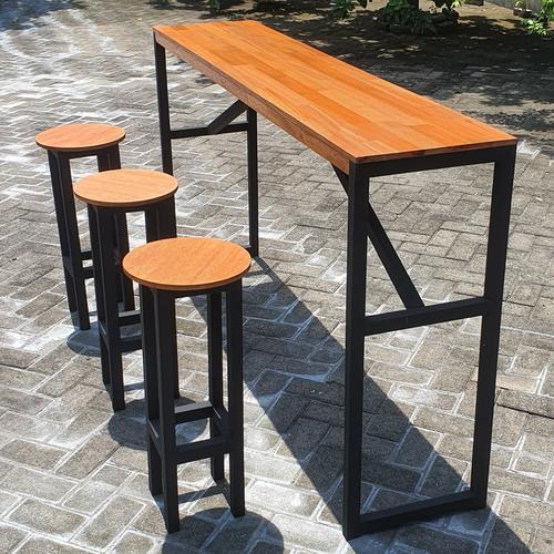 Jual Meja Bar Permanen / Meja Cafe Minimalis / Ada 2 Pilihan Kalang A ...