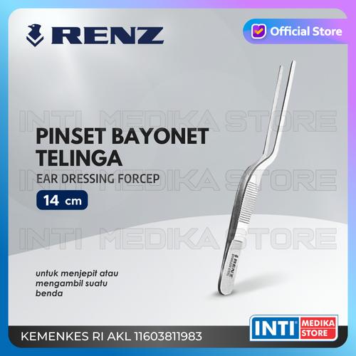 Jual RENZ - Pinset Bayonet Telinga Stainless Steel | Ear Dressing ...