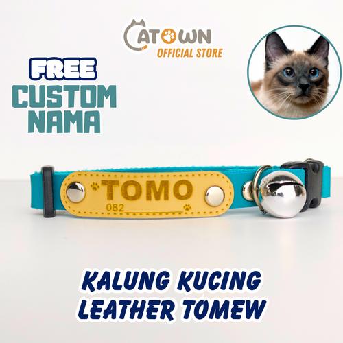 Jual Kalung Kucing Nama Custom Tag Kulit Kalung Kucing Lucu Aksesoris ...