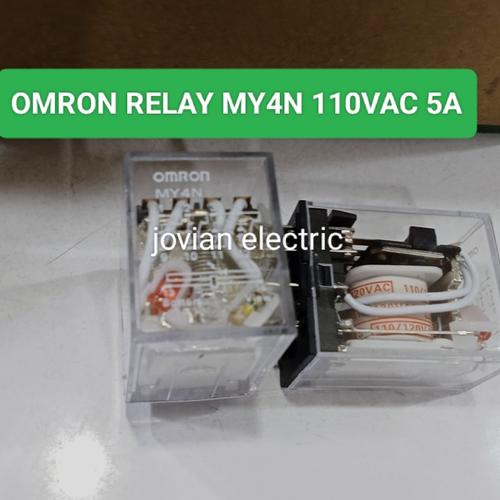 Jual set relay Omron my4n/my4 110vac/110 v plus soket - Jakarta Barat ...