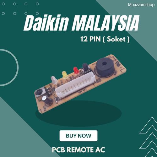 Jual Modul PCB Receiver Sensor Remote AC Daikin MALAYSIA 12 Pin/Soket ...