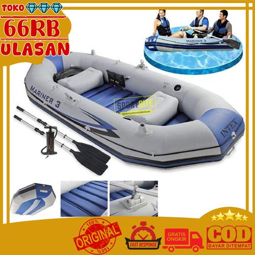 Jual Intex Mariner 3 Set Kapal Perahu Karet Renang Dewasa Inflatable ...