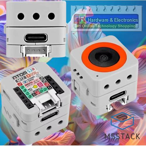 Jual M5Stack ATOM S3RE SP32-S3 M12 Camera 3Mpx OV3660 9 Axis IMU Sensor ...