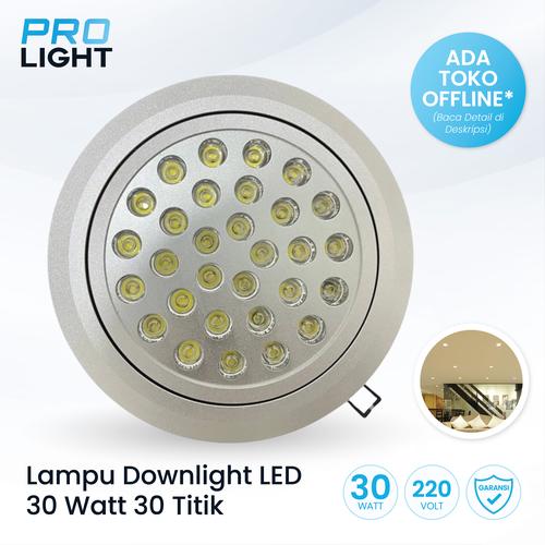 Jual Lampu Downlight LED 30 Watt 30 Titik - Donwlight Lamp Lampu Tempel ...